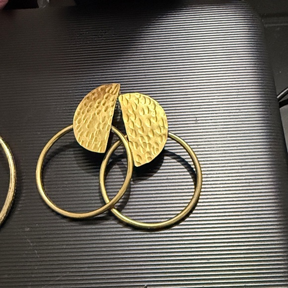 Accessories | Brass Statement Earrings Set | Poshmark